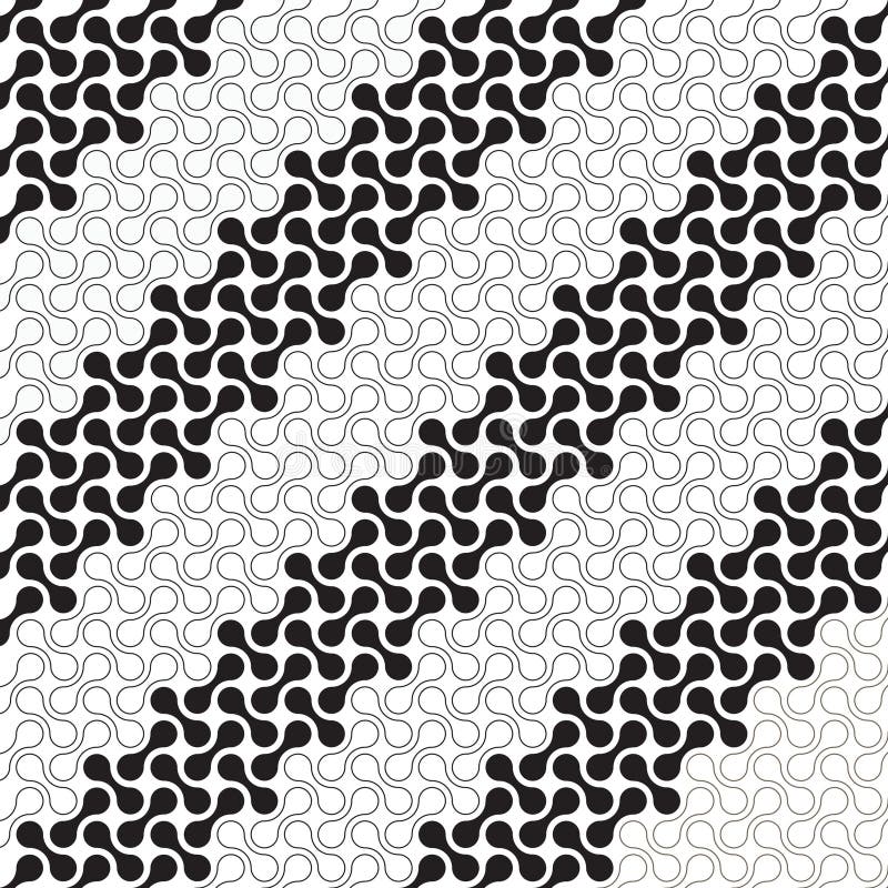 Abstract Geometric Metaballs Pattern Design Vector Illustration. Stock ...