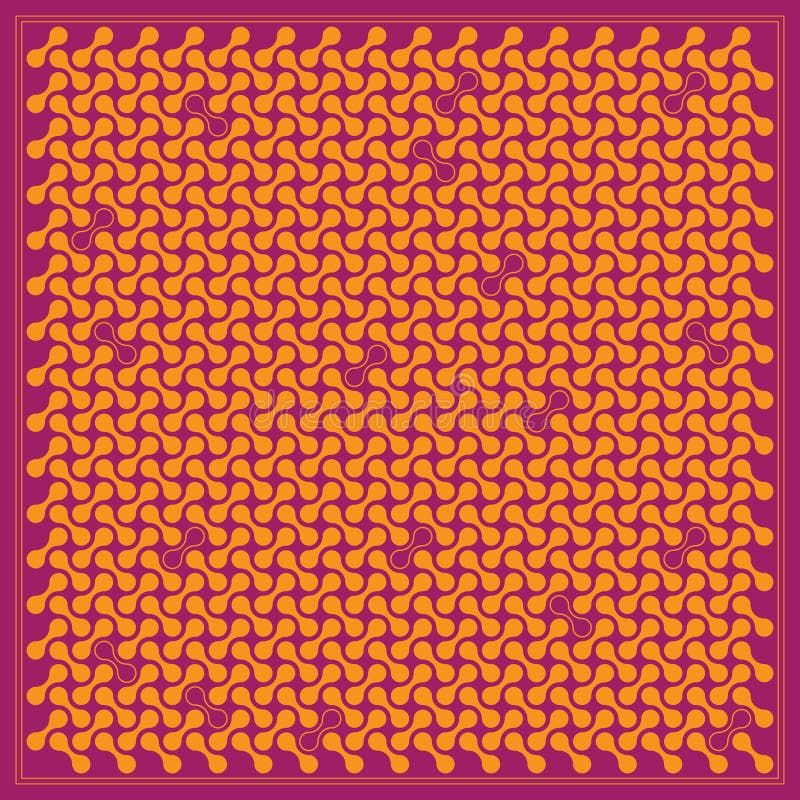 Metaballs Pattern Frame. Abstract Background. Simple Geometric Shapes ...