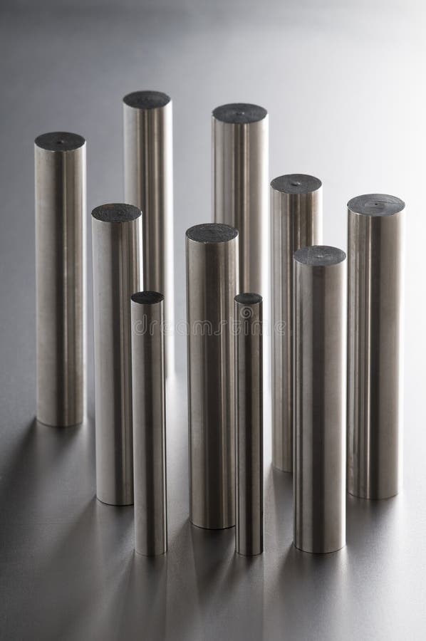 Silver Metal Rod stock photo. Image of surface, shiny - 22576510