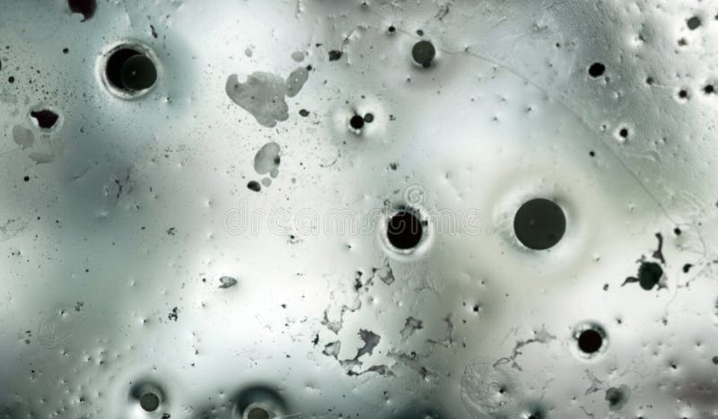 Bullet Hole on Rusted Metal Stock Image - Image of explode, color: 7937217