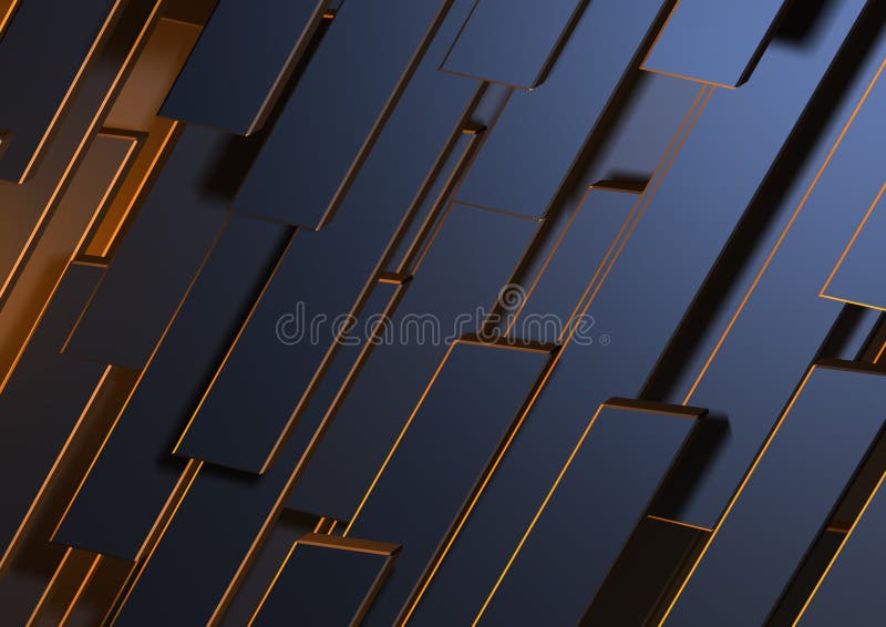 Metal abstract forms stock illustration. Illustration of power - 8205027