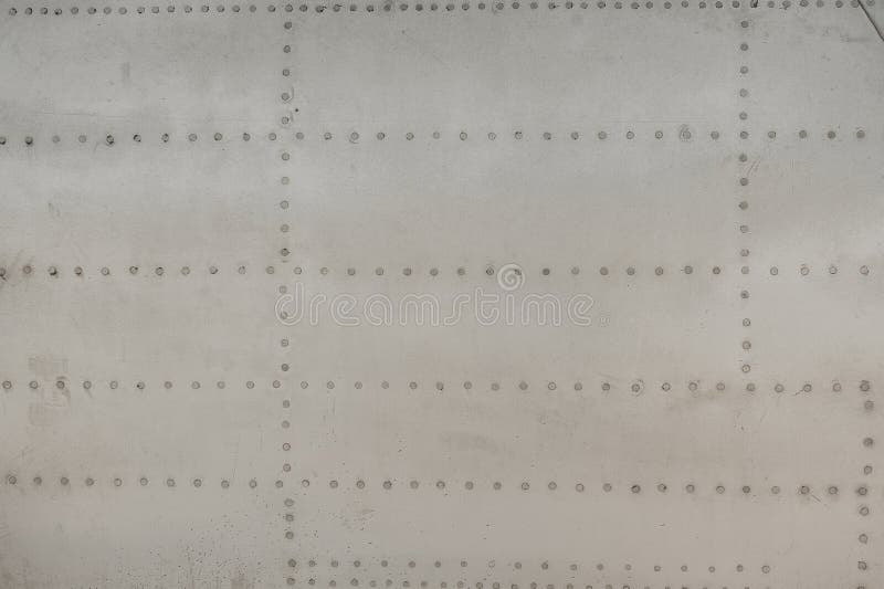Metal Aircraft Texture of Vintage Aviation Design with Aged Rivets and ...