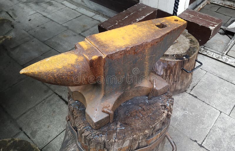 Metal anvil tool stock image. Image of anvil, labour - 200996799