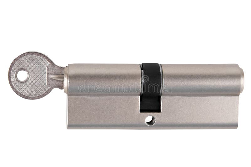 Metal Apartment Key Core Isolated White Background Stock Photos - Free ...