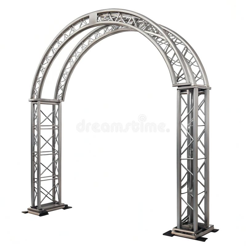 Metal arch illustration stock illustration. Illustration of concept ...