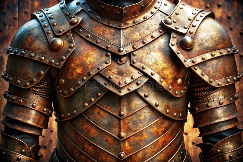 Metal Armor Background â€ Rusty Armor Texture or Background Stock ...