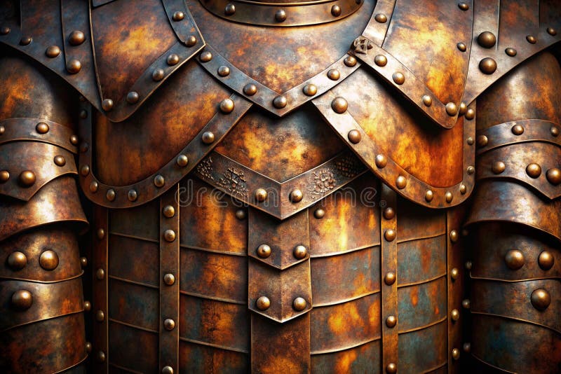 Metal Armor Background â€ Rusty Armor Texture or Background Stock ...