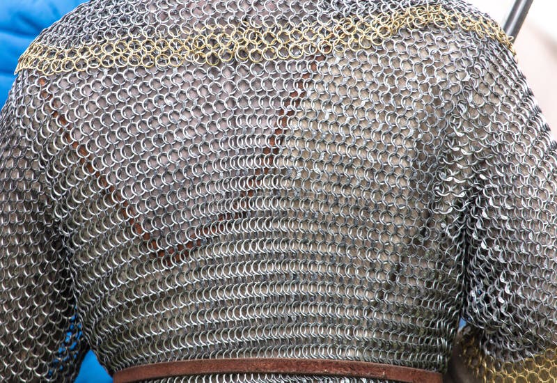 Metal Armor of a Knight. Back View Stock Image - Image of shield, armor ...