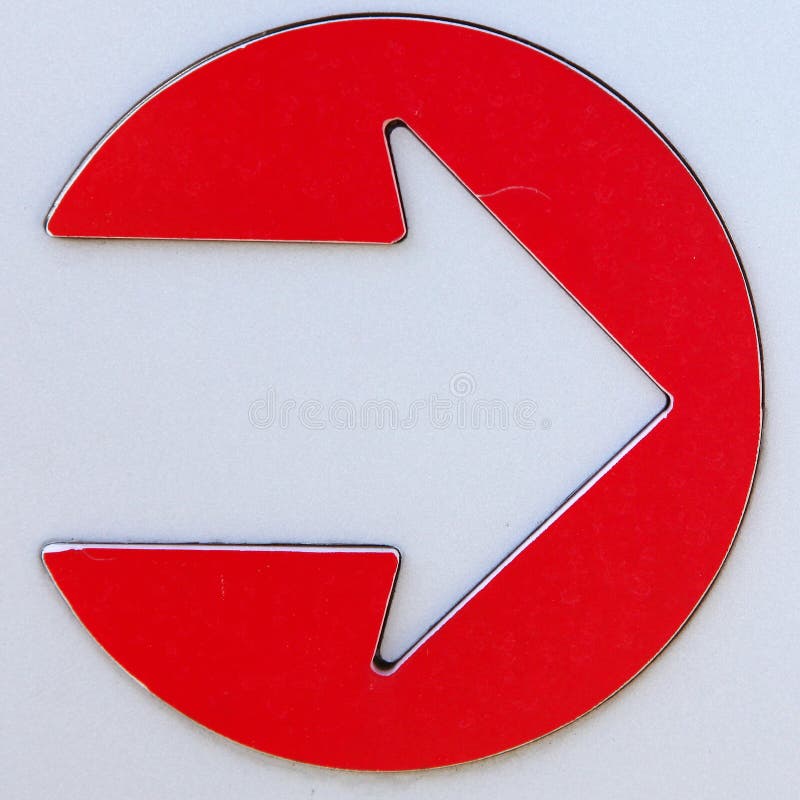 Metal Arrow Sign stock image. Image of grey, arrow, metal - 9909299