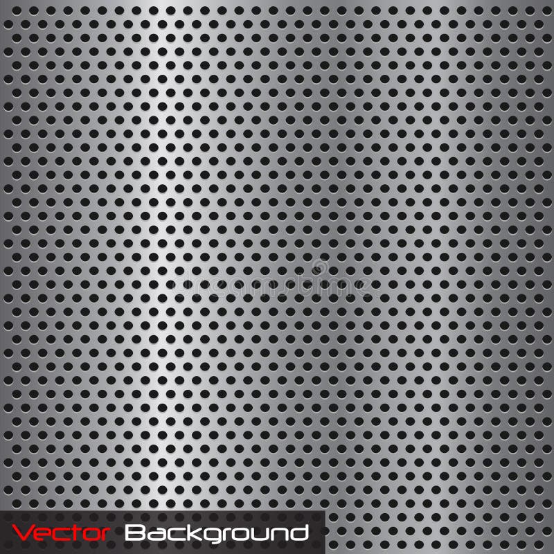 Silver Square Metal Background Stock Vector - Illustration of ...
