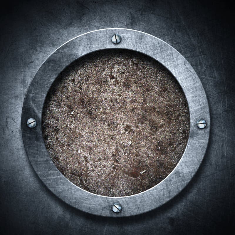 Bullet Hole on Rusted Metal Stock Image - Image of explode, color: 7937217