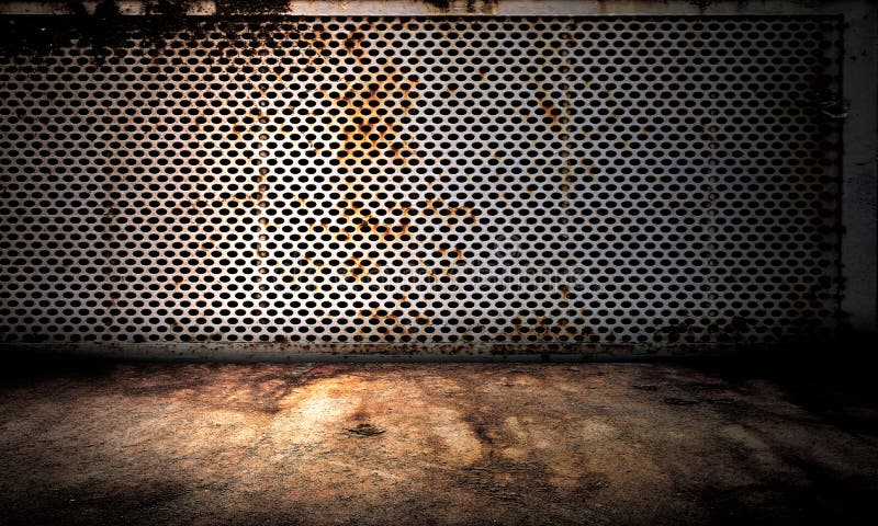Metal Background Interior Stage Stock Image - Image of brown, black ...