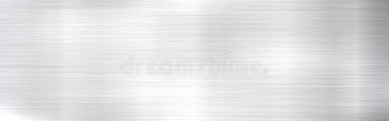 Metal Background. Long Steel Texture. Realistic Silver Material with ...