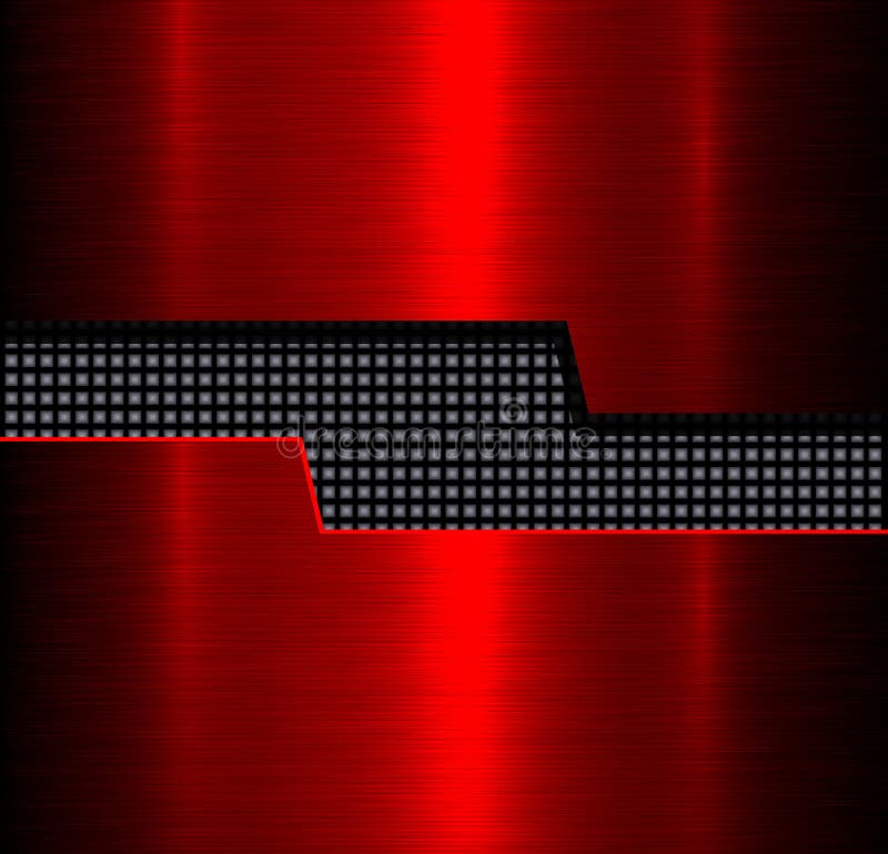 Metal Background Texture Red Stock Vector - Illustration of plate, iron ...
