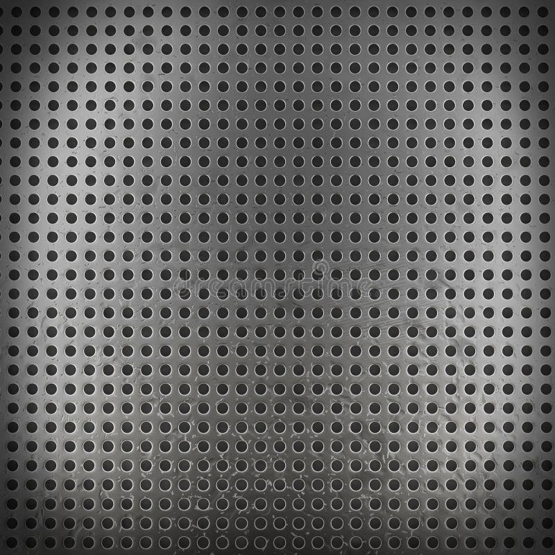 Metal Background with Seamless Circle (3d Render) Stock Illustration ...