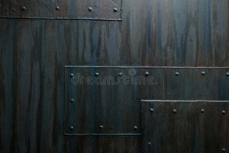 Metal Background with Seams Horizontal Texture Stock Image - Image of ...