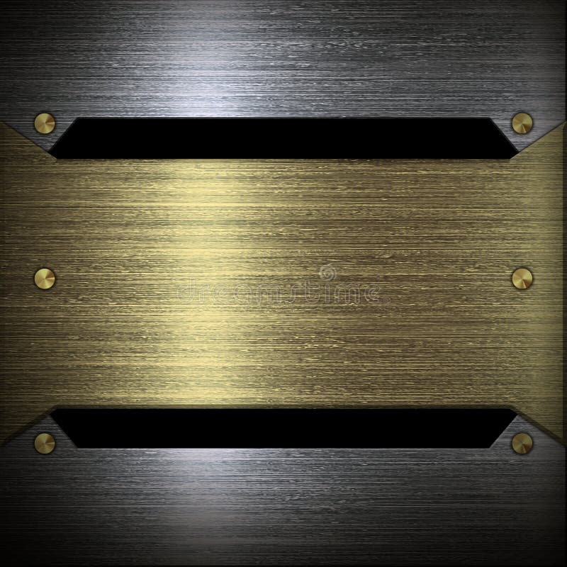 Blank Polished Silver Name Plate on Glass Background Stock Photo ...