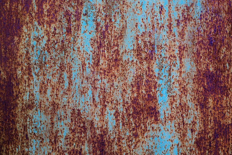 Metal Background with Streaks of Rust Stock Photo - Image of plate ...