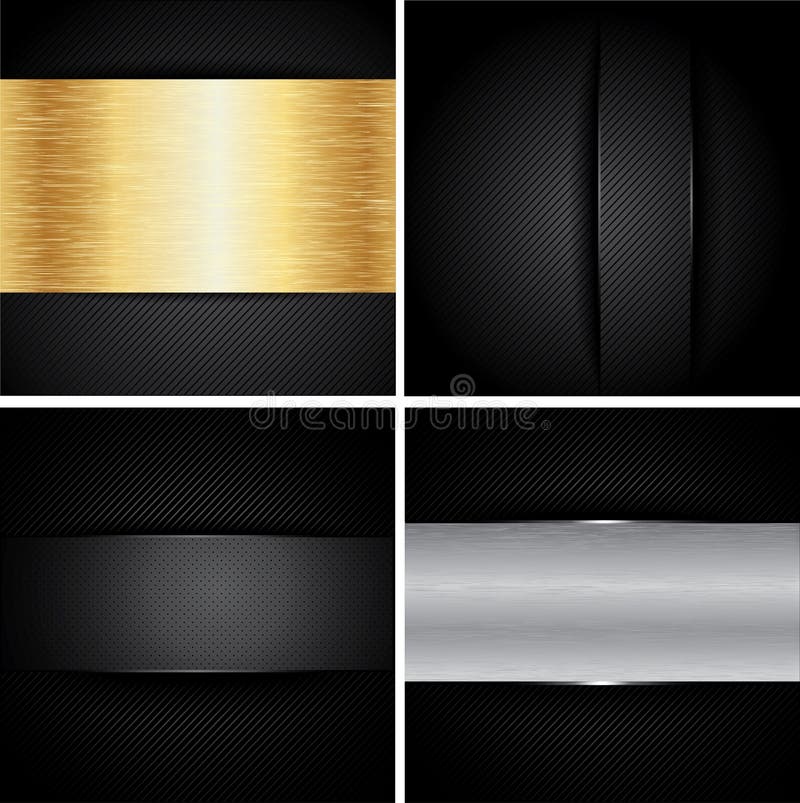 Metal backgrounds stock vector. Illustration of header - 71406932