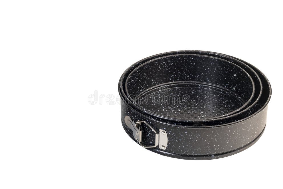 Metal Baking Pans for Cakes and Bread. Oven Baking Stock Image - Image ...