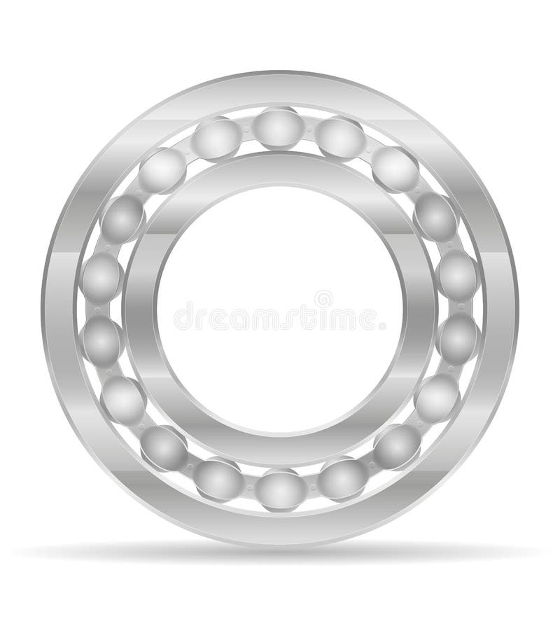 Metal Ball Bearing Vector Illustration Stock Vector - Illustration of ...