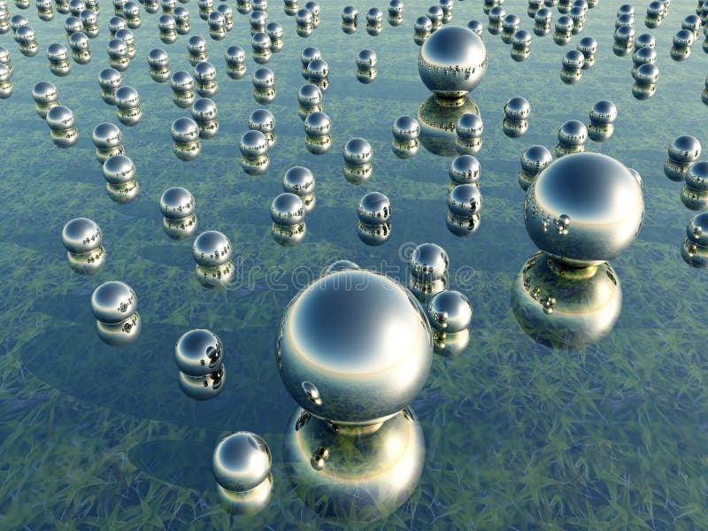 Metal ball stock illustration. Illustration of geometry - 57943030