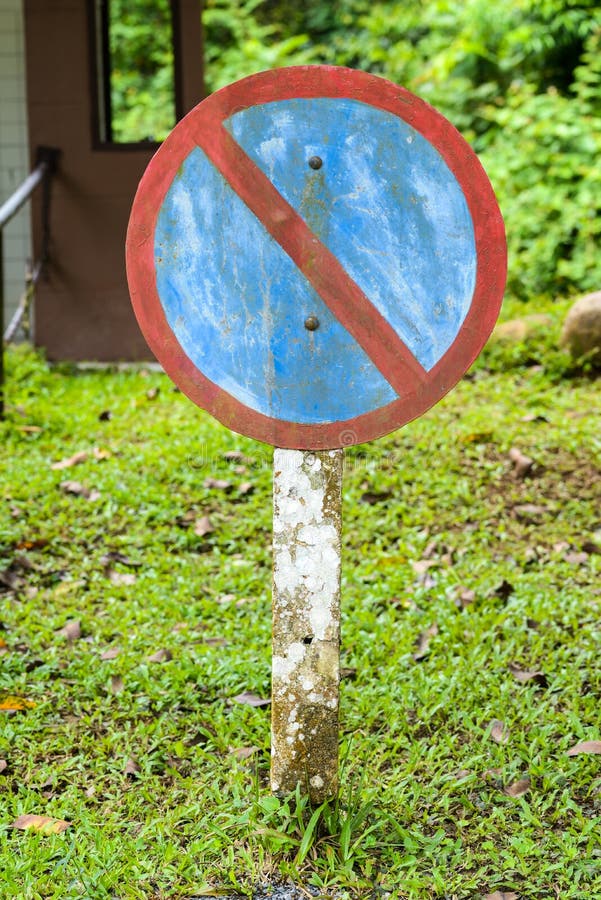 Metal ban traffic sign stock image. Image of prohibited - 43654987