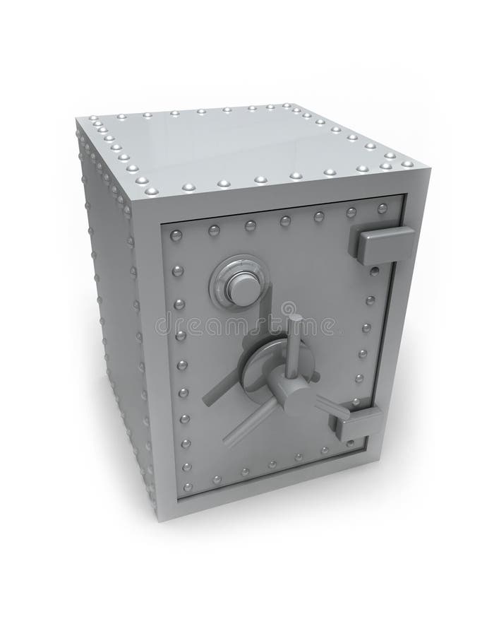 Explosion of Bank Safe with Money Stock Illustration - Illustration of ...