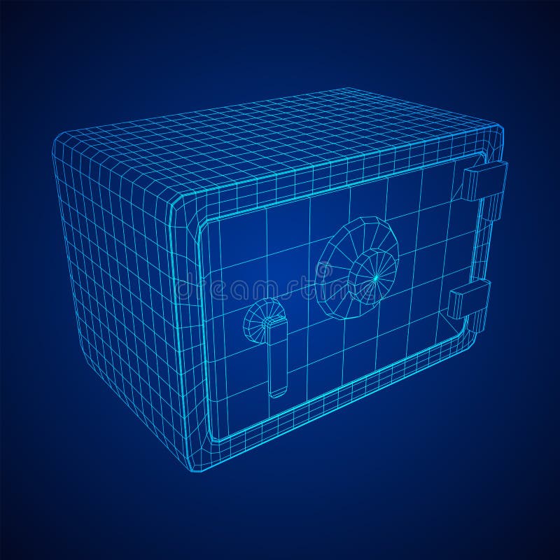 Bank vault safe vector stock vector. Illustration of concept - 151698034