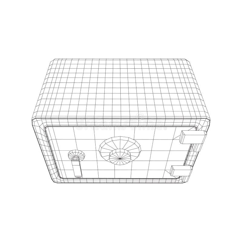 Bank vault safe vector stock vector. Illustration of concept - 152131177