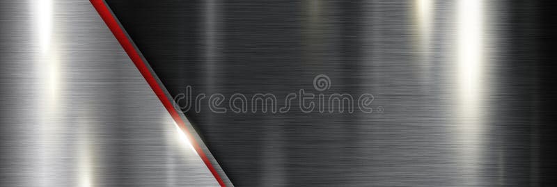 Metal Banner Background Illustration Stock Illustration - Illustration ...