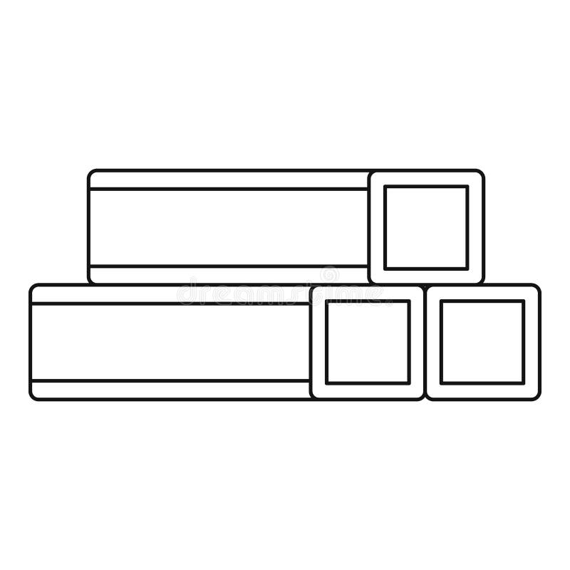 Metal Bar Icon, Outline Style Stock Vector - Illustration of instrument ...