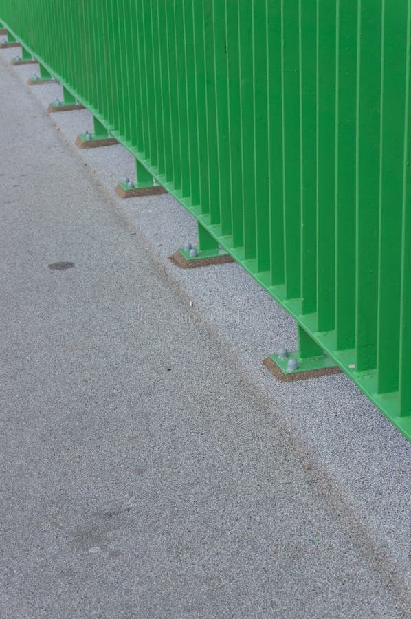 Metal barrier stock photo. Image of white, barrier, poles - 49476520