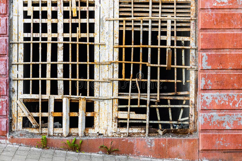 Metal Bars in the Old City Prison Stock Image - Image of freedom ...