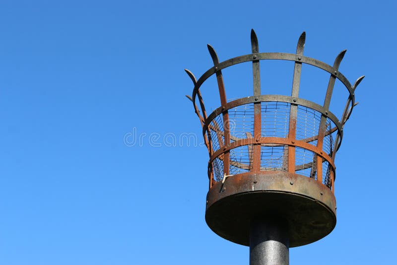 Old Fire Beacon Lyme Regis Dorset Stock Photo - Image of countryside ...