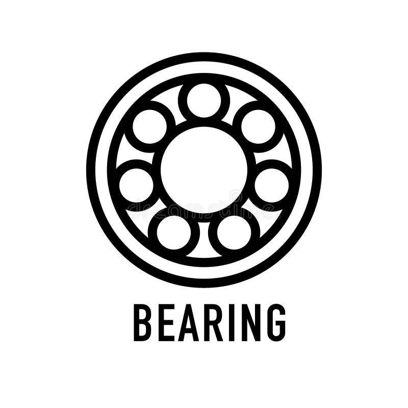 Metal bearing icon stock vector. Illustration of steel - 228857137