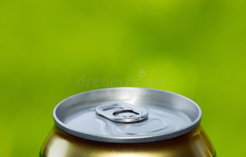 Metal beer can, unopened stock photo. Image of beverage - 41921022