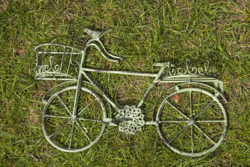 Metal Bicycle stock photo. Image of object, metal, accent - 92550022