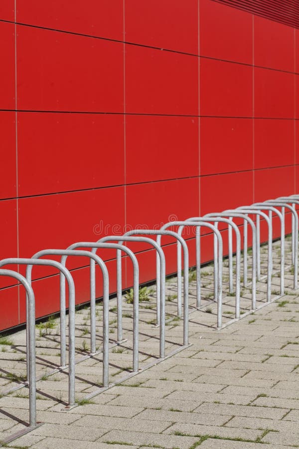 Metal Bicycle stand stock image. Image of bicycle, painted - 96976863