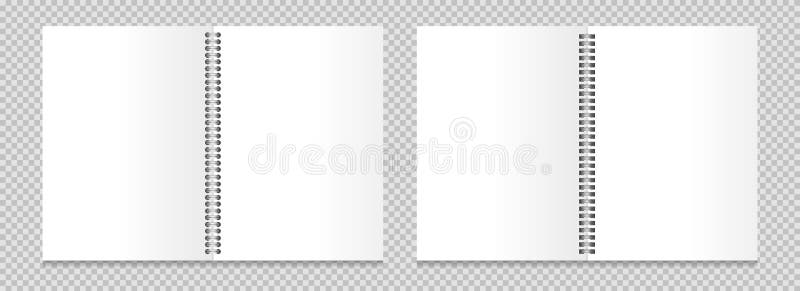 Metal Binders Notebook Set stock vector. Illustration of spiral - 265135316