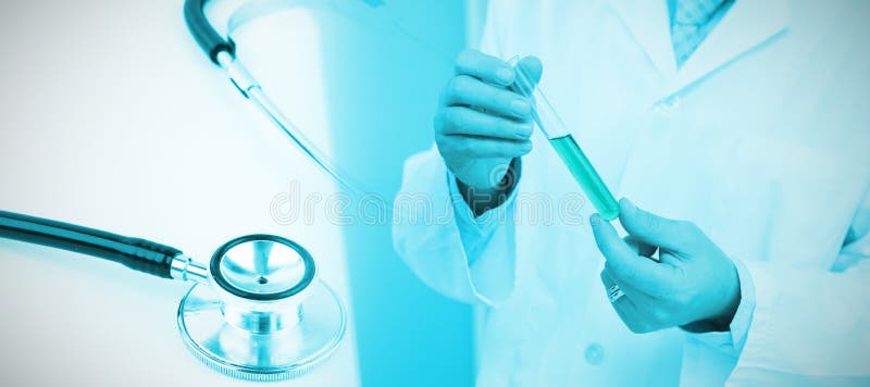 Composite Image of Metal Black Stethoscope Stock Image - Image of ...