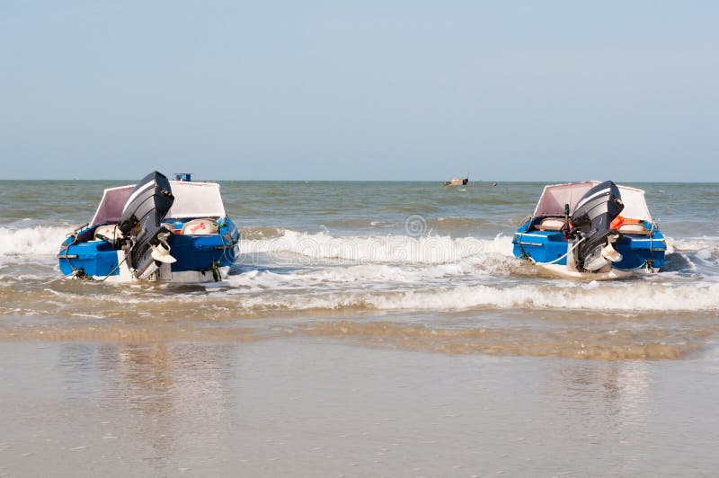 Boats on beach stock image. Image of beach, sand, boats - 41343129
