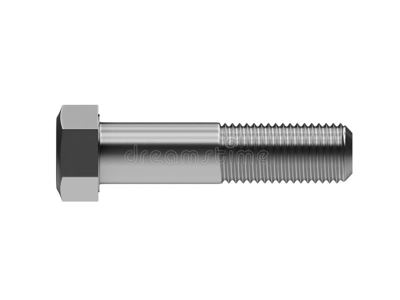 Metal bolt stock illustration. Illustration of material - 54211055