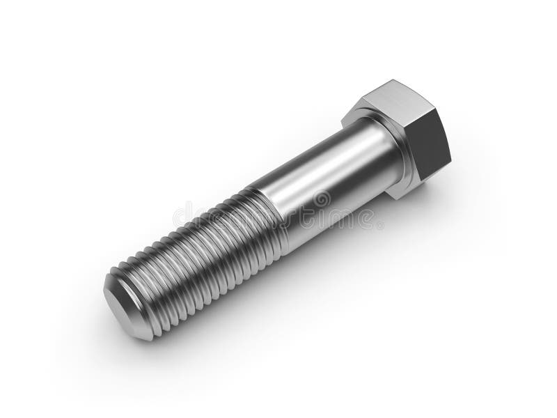 Metal bolt stock illustration. Illustration of macro - 54212483