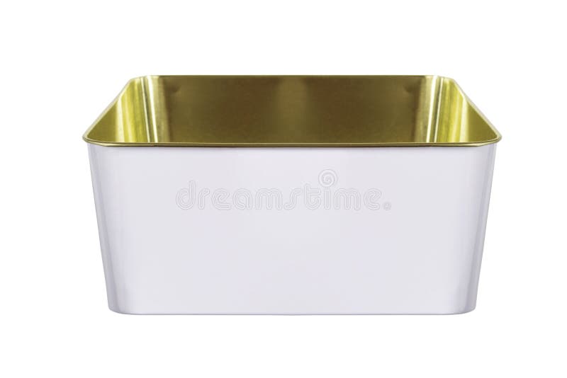Metal box isolated stock photo. Image of metallic, household - 221306724
