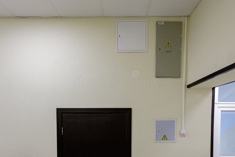 A Metal Box and Plastic Boxes Reliably Protect the Electrical Wiring in ...