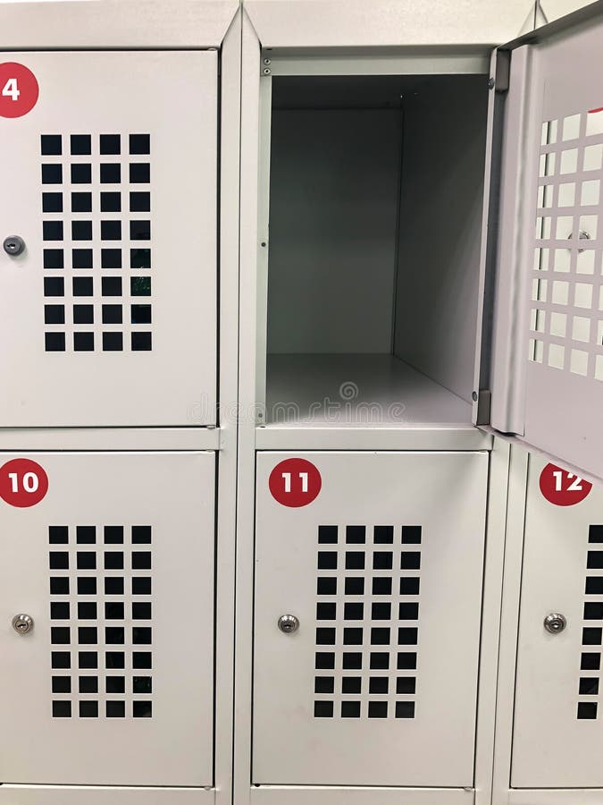 Metal boxes with numbers stock image. Image of lock - 188238993