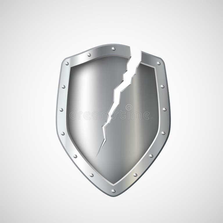 Broken Metal Shield Stock Illustrations – 125 Broken Metal Shield Stock ...