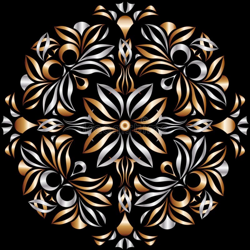 Metal-Bronze pattern stock vector. Illustration of corner - 19288260