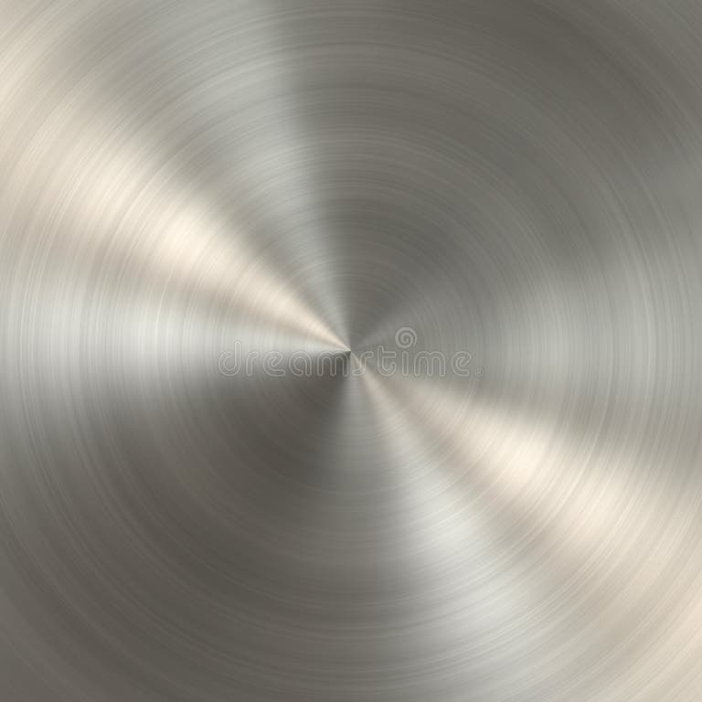 Brushed Metal Texture Circular Pattern Stock Illustrations – 2,048 ...
